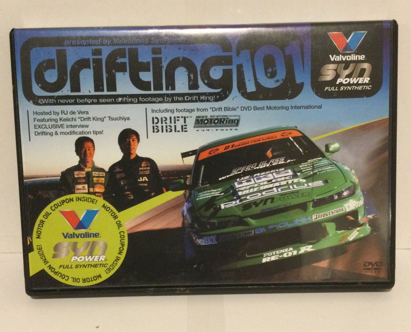 🌈 Drifting 101 DVD Rj de Vera Keiichi "Drift King" Tsuchiya Valvoline Racing | eBay
