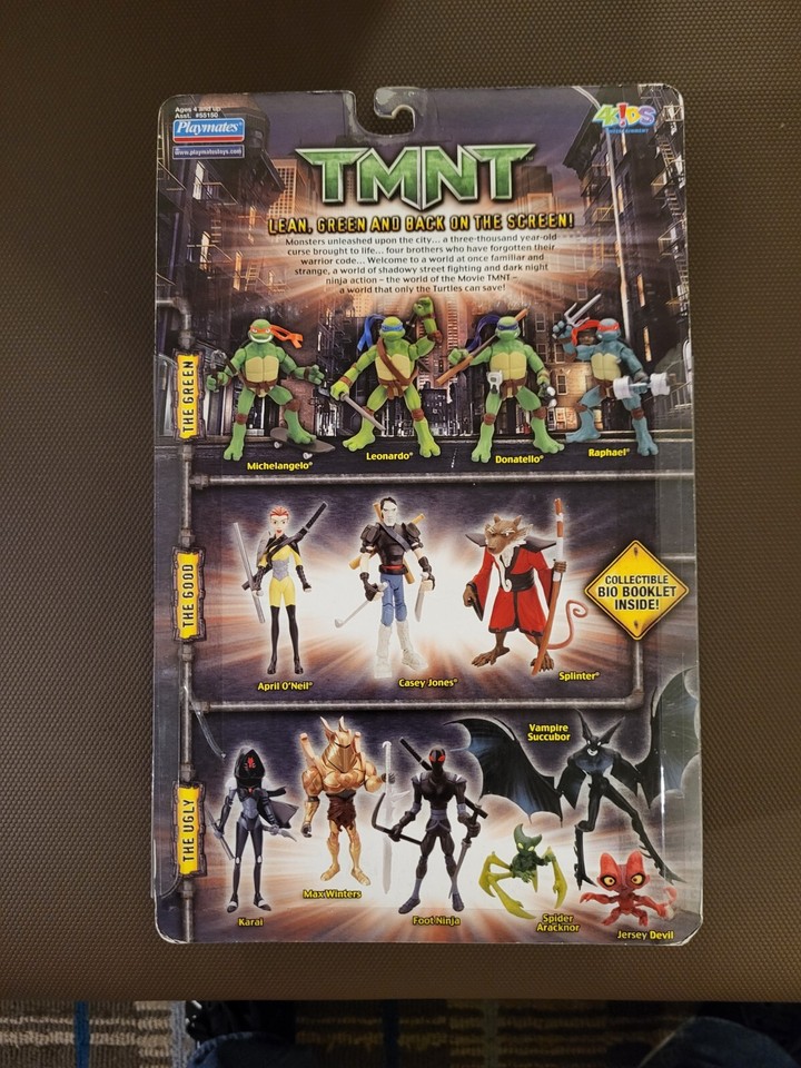 Foot Ninja 2006 Movie TEENAGE MUTANT NINJA TURTLES TMNT Playmates NEW ...