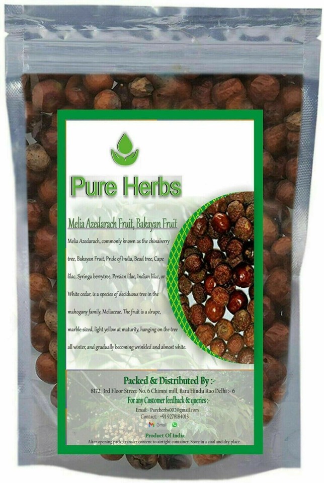 Pure Herbs Melia Azedarach & Bakayan Fruit Used For Health | eBay Australia