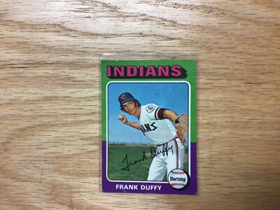 1975 Topps Frank Duffy Cleveland Indians Card #448 | eBay