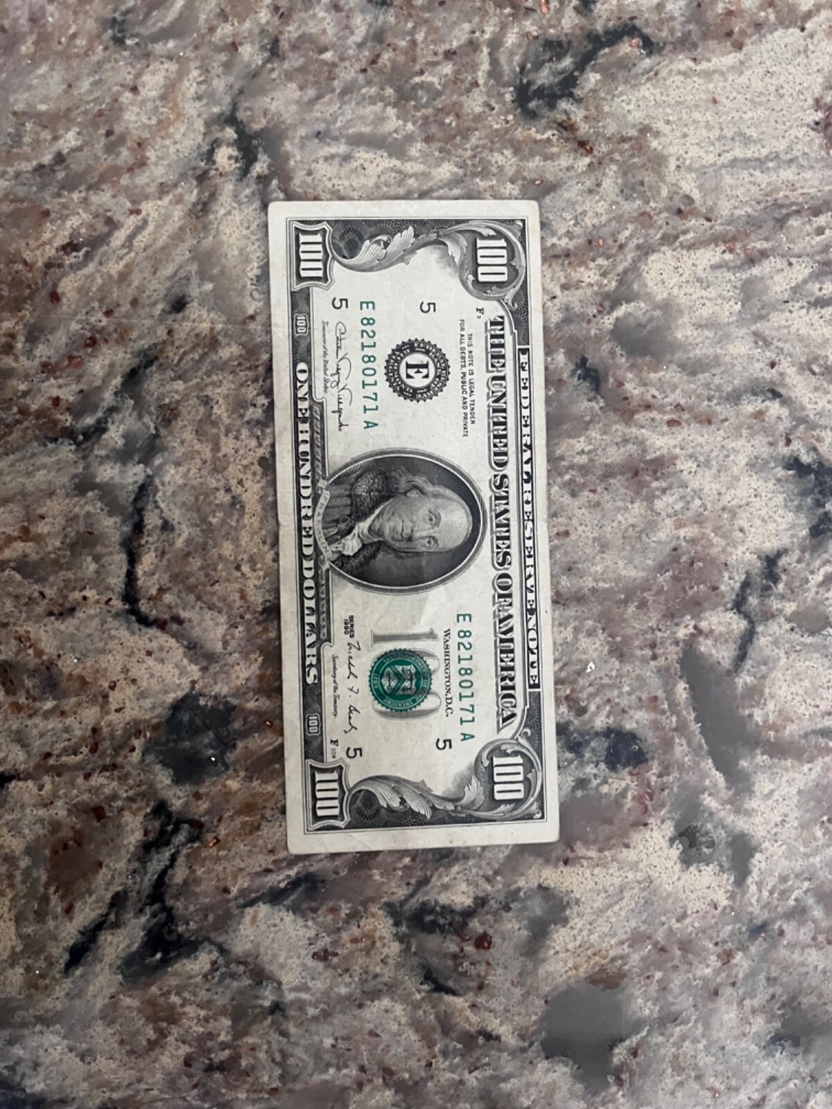 Series 1990 $100 Dollar Bill Federal Reserve Note Circulated | eBay