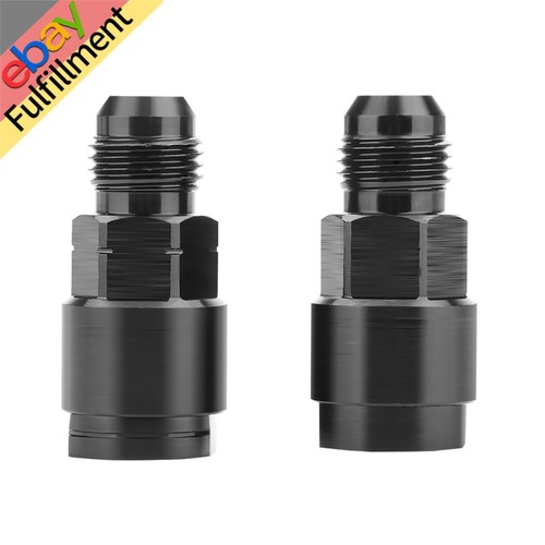 2Pcs Fuel Line EFI Rail Adapter AN6 to 5/16" & 3/8" Fittings Feed ...