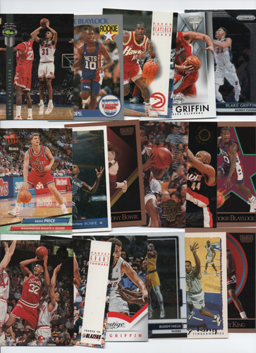 OKLAHOMA SOONERS 50 BASKETBALL card lot GRANT, BLAYLOCK, HIELD; KING ...