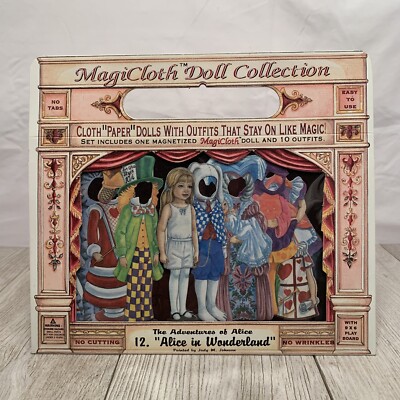 Vintage Magicloth Doll Collection Alice In Wonderland Magnetic Paper ...