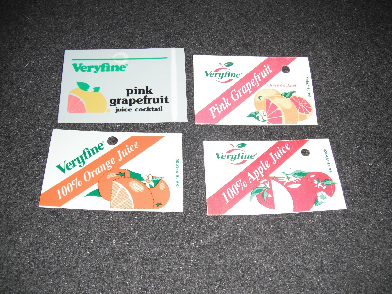 4 Very Fine Juice Drinks Vending Machine Label Refrigerator Magnets OJ ...
