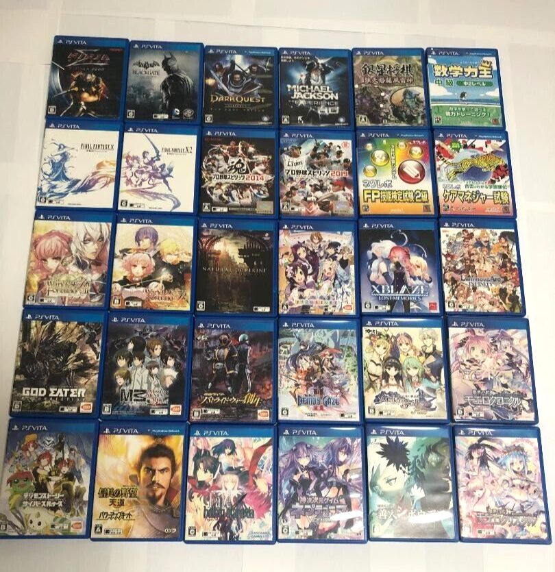 PS Vita software 54 titles bundle sale [including rare software ...