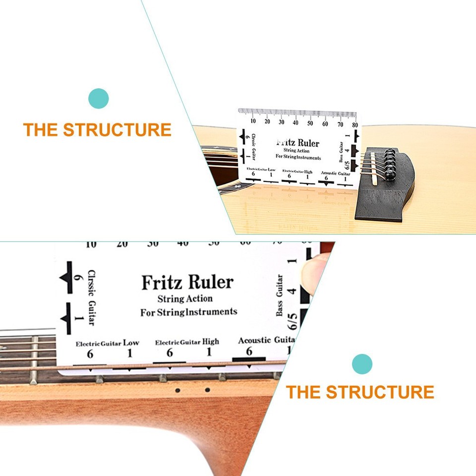 Guitar String Height Measuring Ruler Practical Guitar Strings Action ...