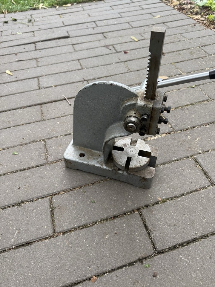 Arbor Press Manual Desktop Press Lever Mountable Bearings Cast Iron | eBay