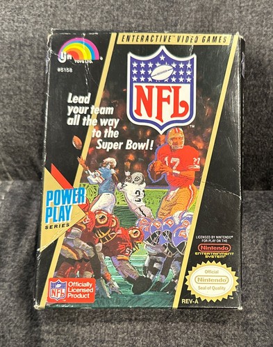NFL National Football League Nintendo NES Box Only! ~ No Game! ~ Fast ...
