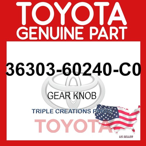 36303-60240-C0 GENUINE OEM TOYOTA KNOB SUB-ASSY, SHIFT LEVER ...