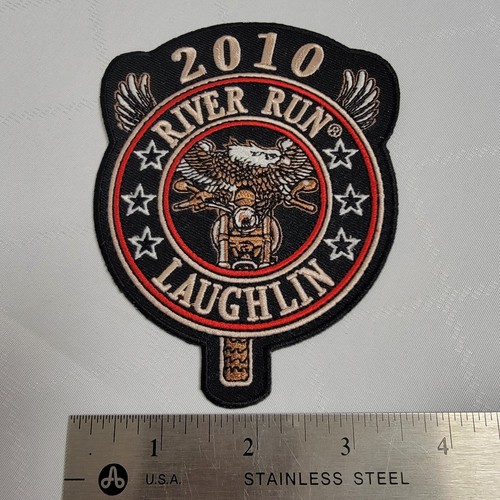 Patch Motorcycle Laughlin Nevada River Run Motorcycle Patch w Eagle ...