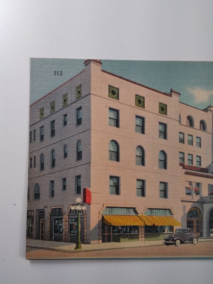 Arizona Postcard Early 1900s Original RARE Tucson Santa Rita Hotel Cars ...