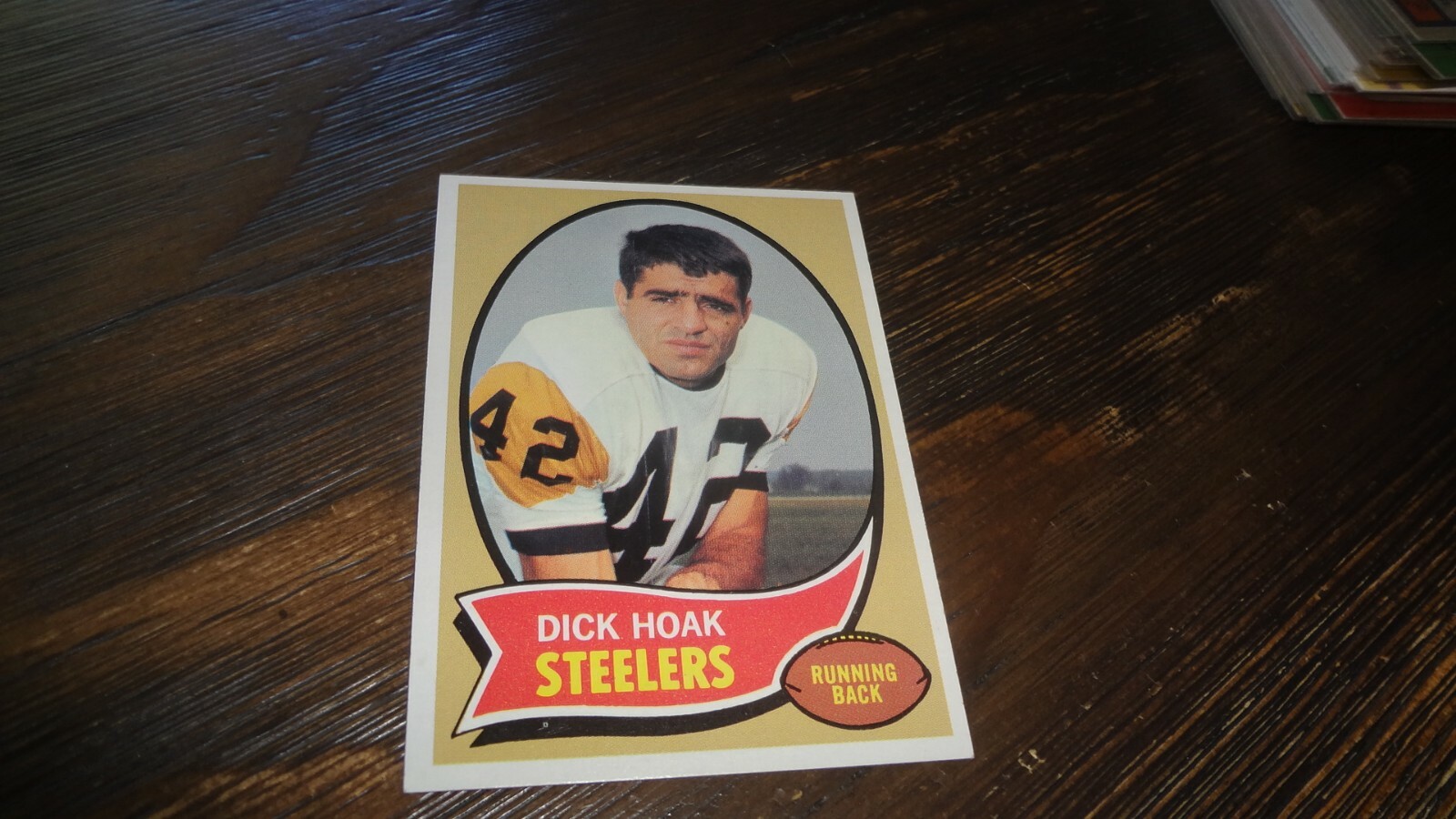 1970 TOPPS # 28 DICK HOAK FOOTBALL CARD | eBay