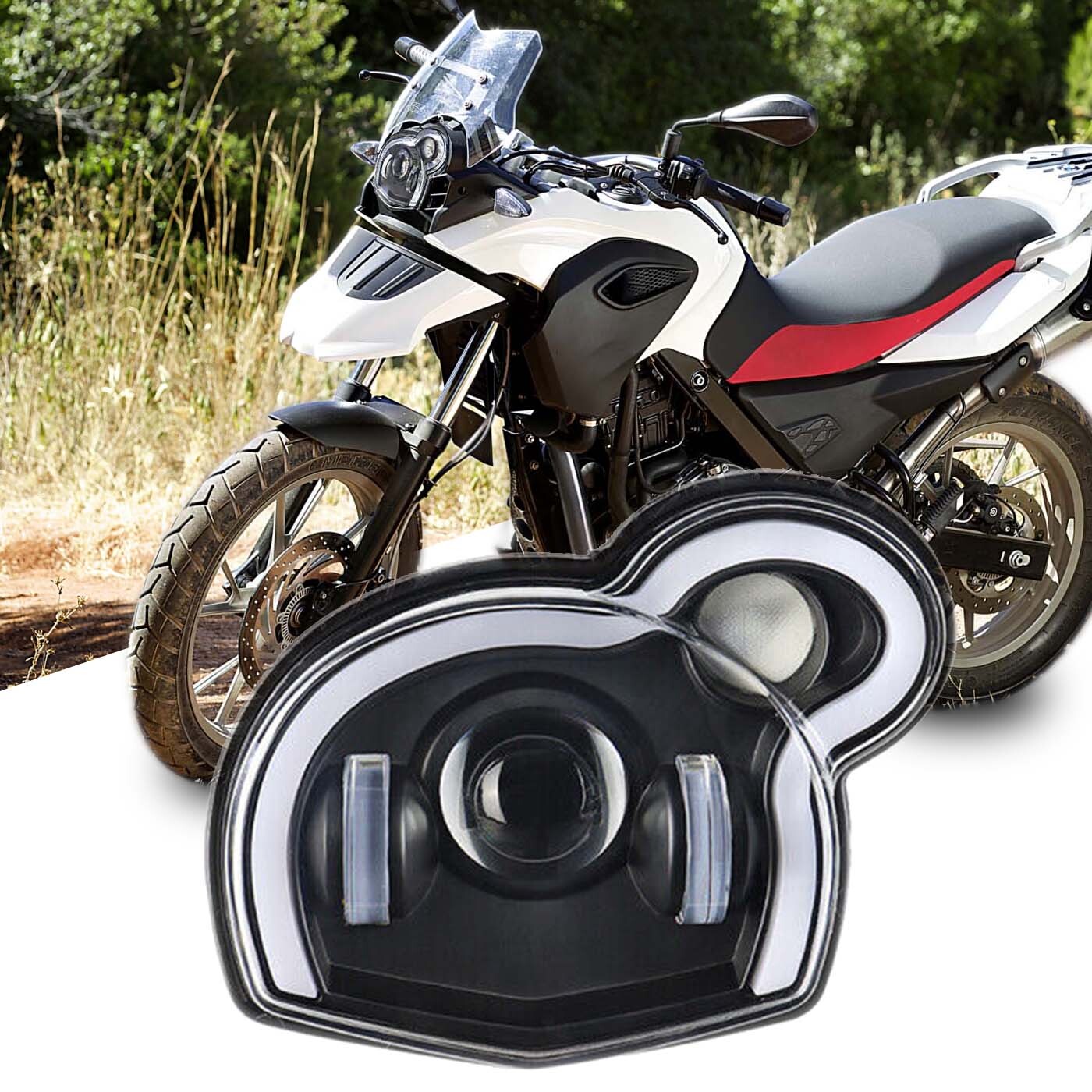 LED Headlight Assembly With Hi/Low Beam For BMW G650GS /Sertao R13 2011 ...