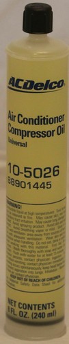 Air Conditioner Compressor Oil GM 88901445 ACDelco10-5026 8 Oz Tube In ...