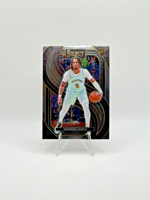 2024-25 Panini Select - Premier Level Stephon Castle #175 (RC) Spurs ...