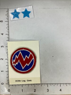 VINTAGE US ARMY312th LOGISTICS COMMAND PATCH FROM NEW COLLECTION | eBay