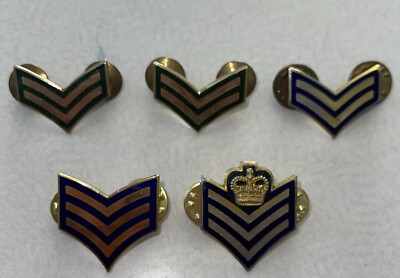 COLLECTION OF CANADIAN MILITARY CHEVRON PINS Lot Of 5 Pins | eBay