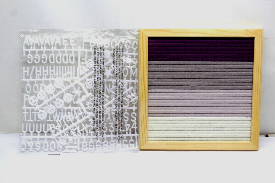 XO, Sienna Felt Customized Message Board 189 Letters etc, 10”x10 ...