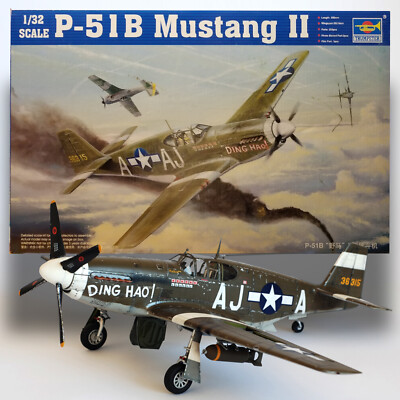 TRUMPETER 02274 1/32 P-51B MUSTANG MODEL KIT | eBay