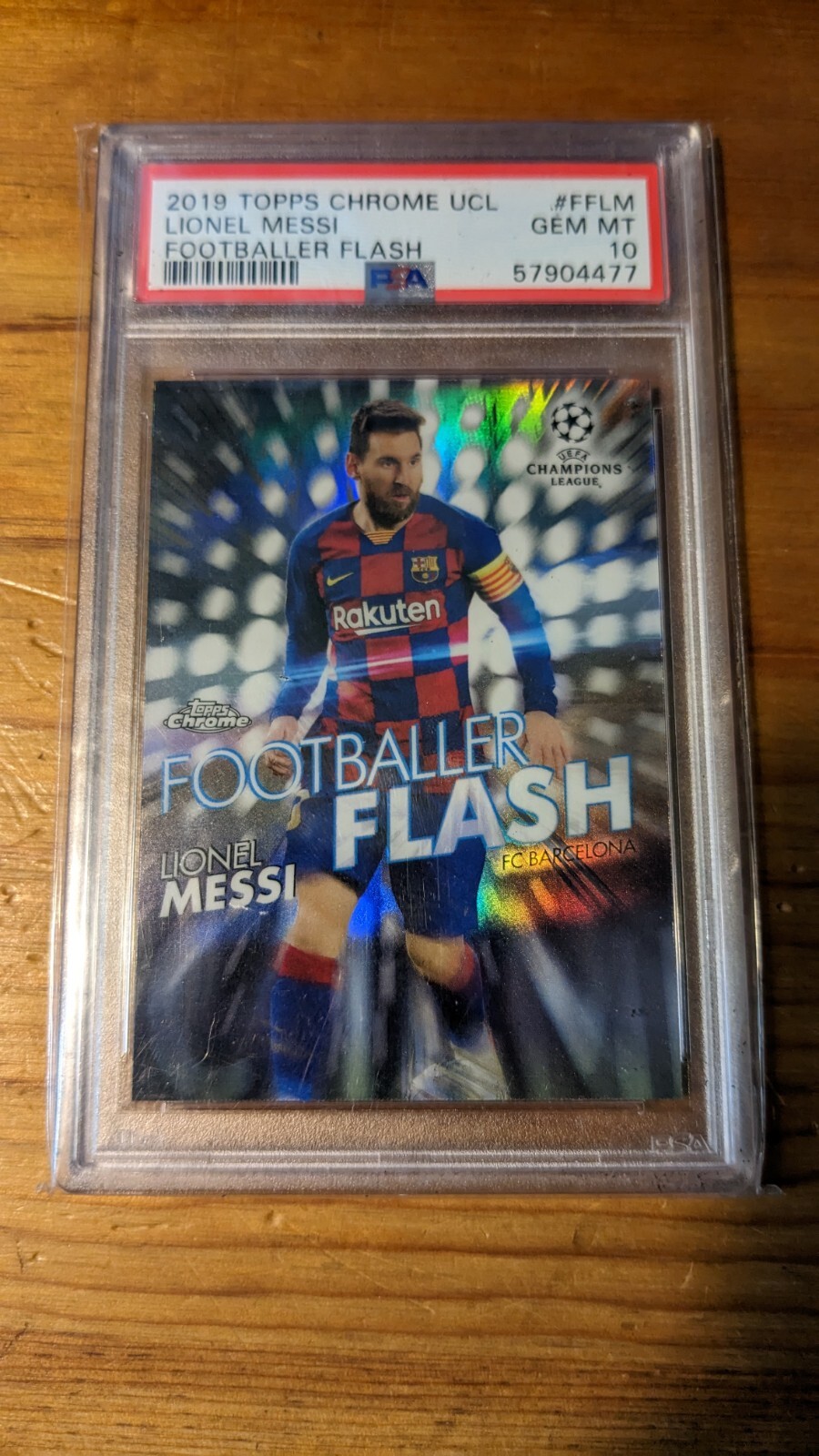 Lionel Messi 2019 Topps Chrome UEFA Champions League #FF-LM Footballer ...
