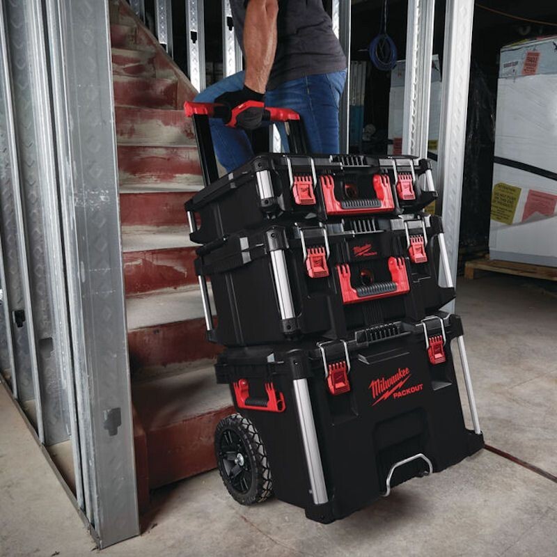 Milwaukee Packout Trolley Box and 4 Drawer Bundle - Black Edition | eBay