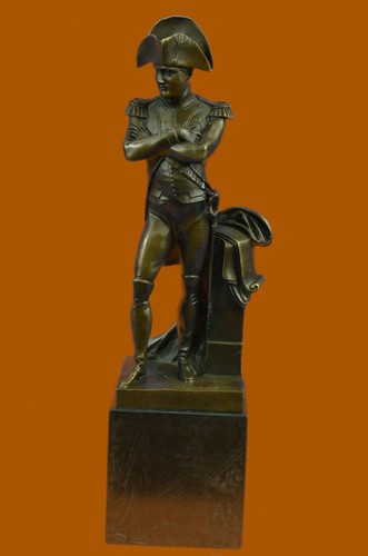 Handmade French Commander Napoleon Bonaparte Military Bronze Statue ...