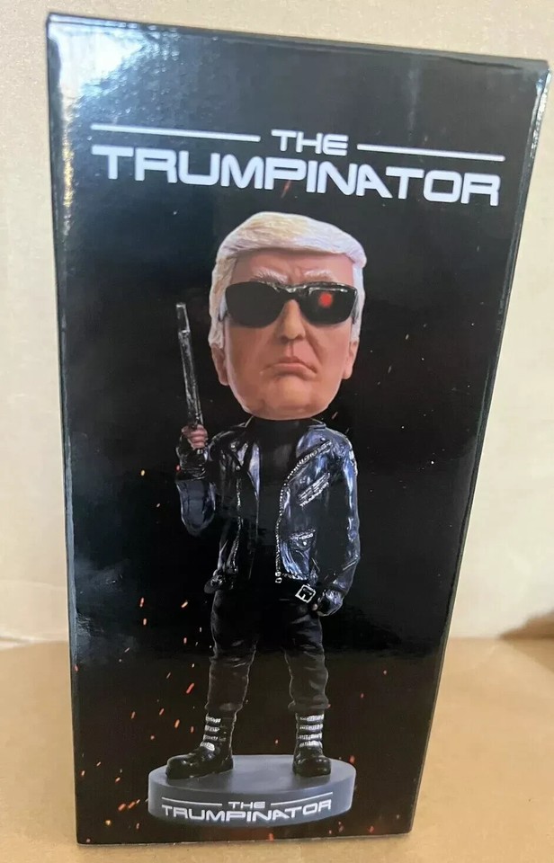Donald Trump Terminator Bobble Head Figure Action MAGA Man US President ...