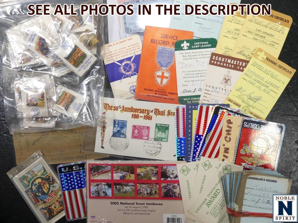 NobleSpirit (DF) Boys Scouts BSA Memorabilia Lot Manuals Jamboree | eBay