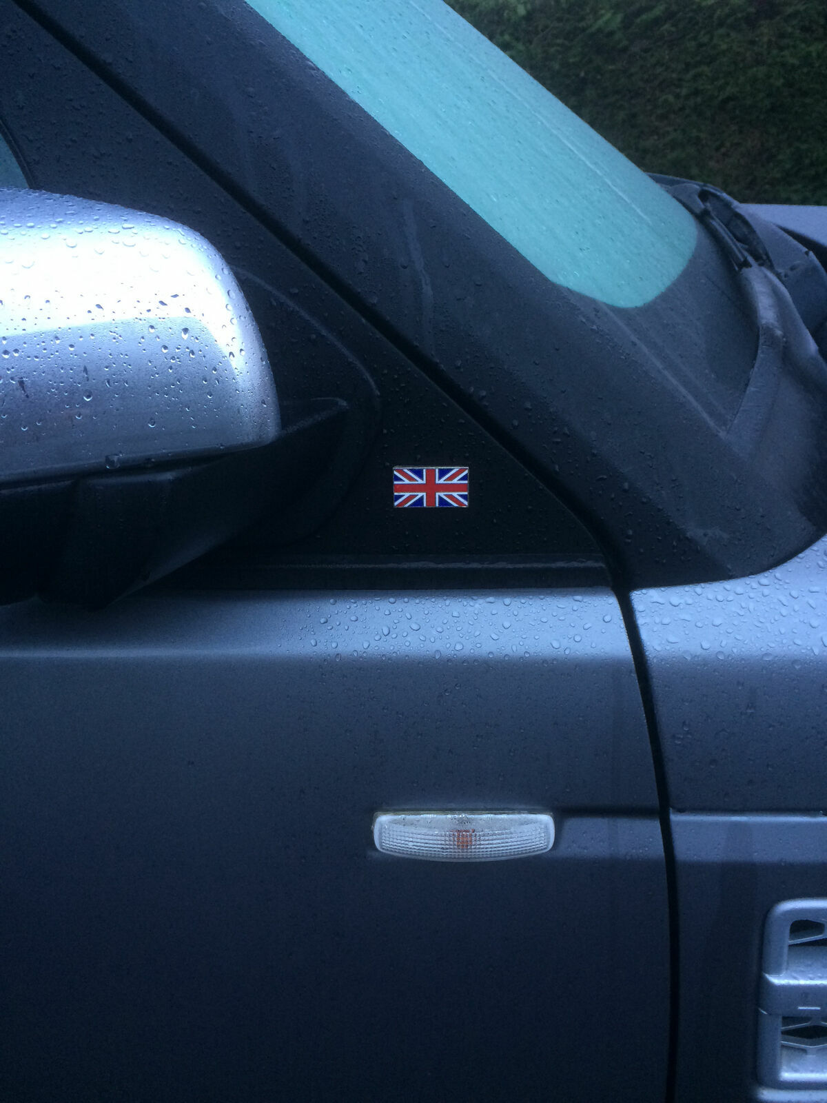 Union Jack Metal Enamel Badge Emblem Classic Car Self Adhesive Sticky ...