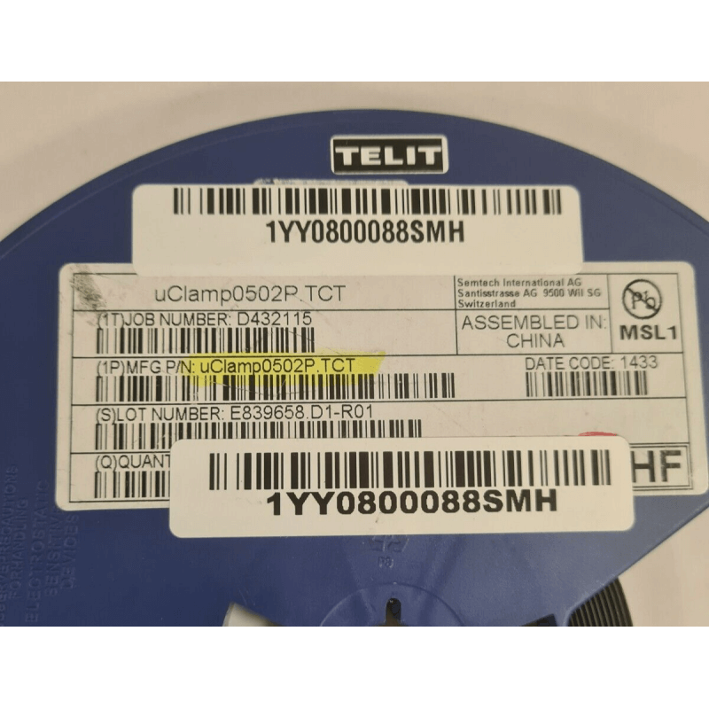 UClamp0502P.TCT TVS Diode 5VWM 12.5VC SLP1006P3 Semtech Corporation 585 Units | eBay