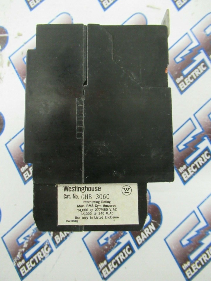 GHB3060 CH / WH (1) 60 Amp 480 Volt 3 Pole Circuit Breaker WARRANTY | eBay
