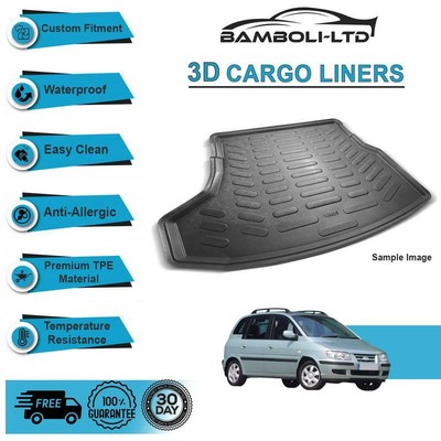 Fit for HYUNDAI MATRIX 2006-2015, Rear Liner Rubber 3D Cargo Trunk Mat ...