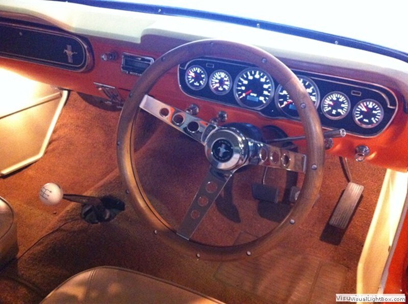 1966 Mustang 6-Gauge 60's Muscle Car Series 64-66 Mustang Instrument ...