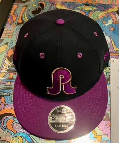 Pretty Lights x Jiberish New Era Snapback Hat Purple Black and Gold NYE ...