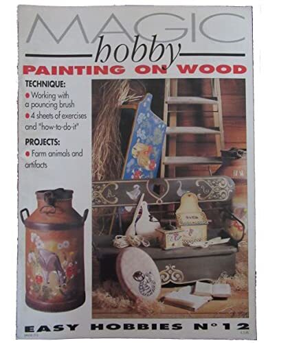 Magic Hobby Magazine No. 12 - Painting on Wood by Mireille Cardon Book ...