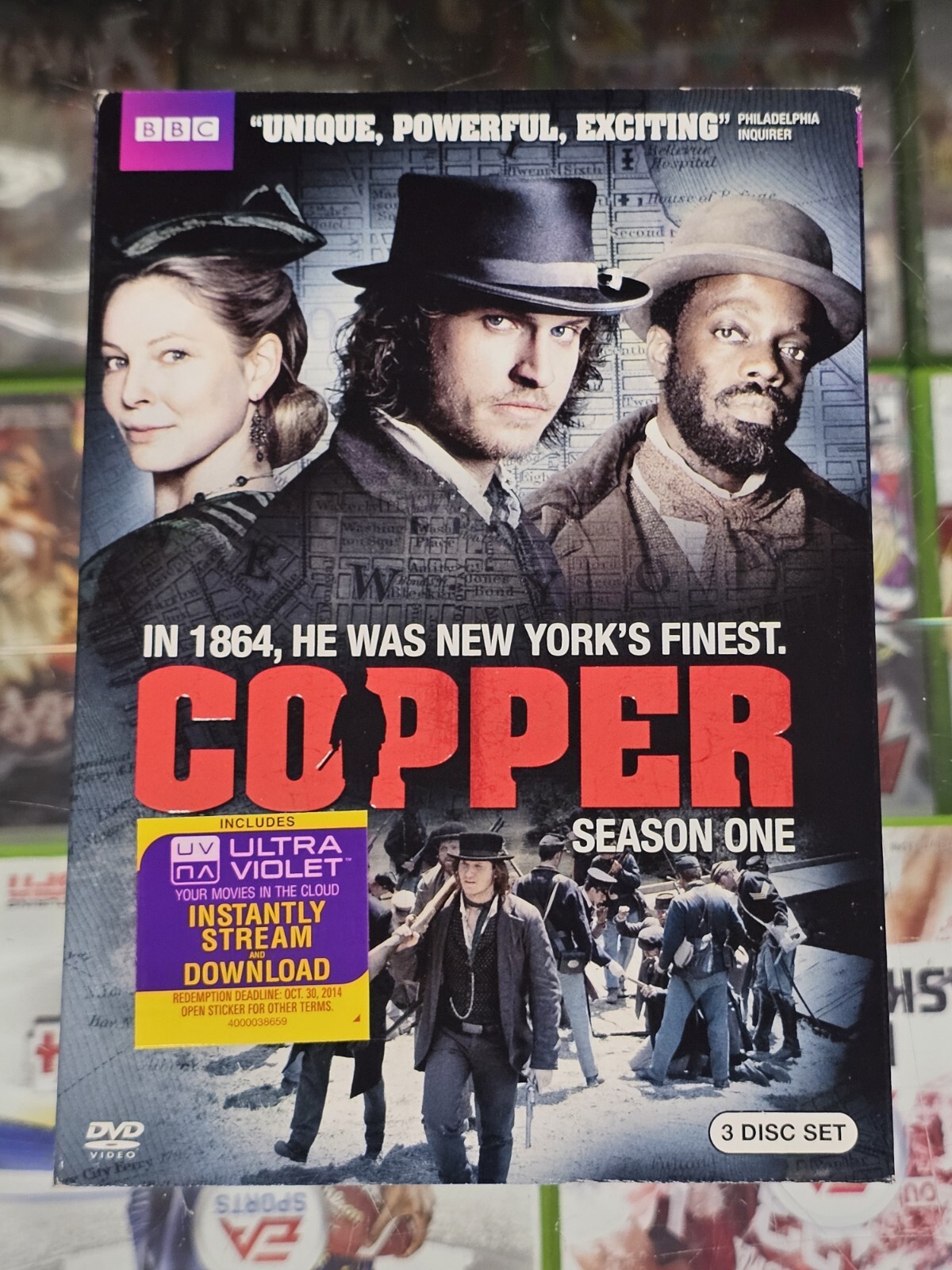 COPPER: Season One (1) DVD 3-Disc Set BBC Tom Weston-Jones Tessa ...