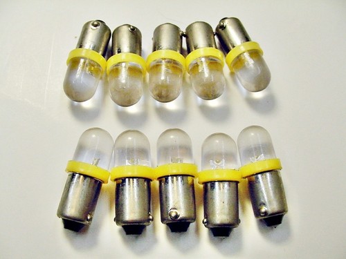 10 Ford Linc Merc Yellow LEDs Instrument Panel 1815 Lights Bulbs Domes ...
