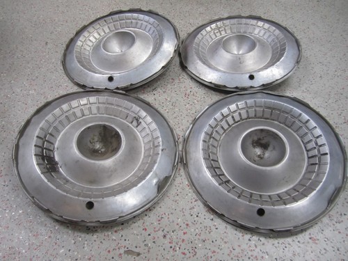 Set (4) Coolest 14" Universal Stainless Steel Rat Rod Wheel Covers ...