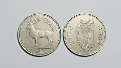 IRELAND : IRISH ONE PUNT COIN 1996. IRISH RED DEER. FREE SHIPPING | eBay