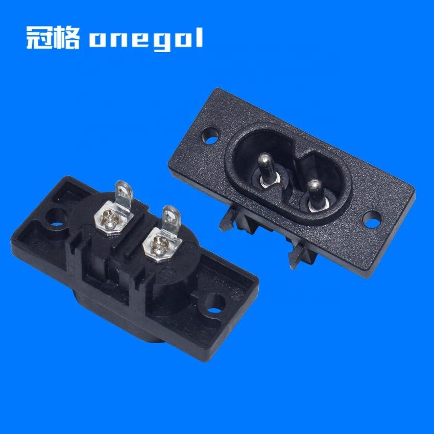 Electrical 2Pin Male C8 Pwr Socket IEC 320 C8 Pwr Connector for ...