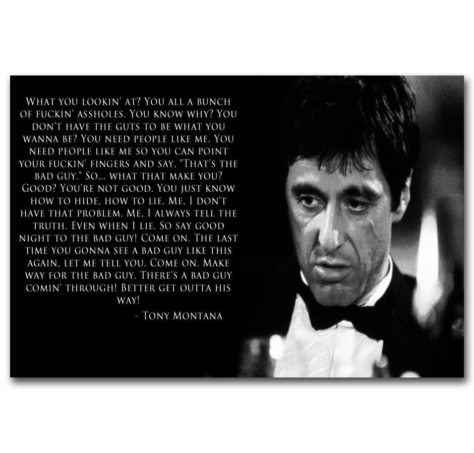 Scarface Memes Scarface' Lines For When Your Ambition Knows No Bounds
