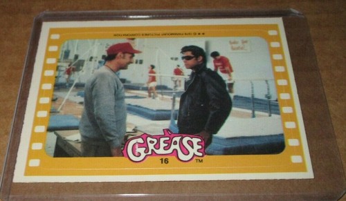 1978 GREASE THE MOVIE SERIES 2 STICKER INSERT CARD #16 | eBay