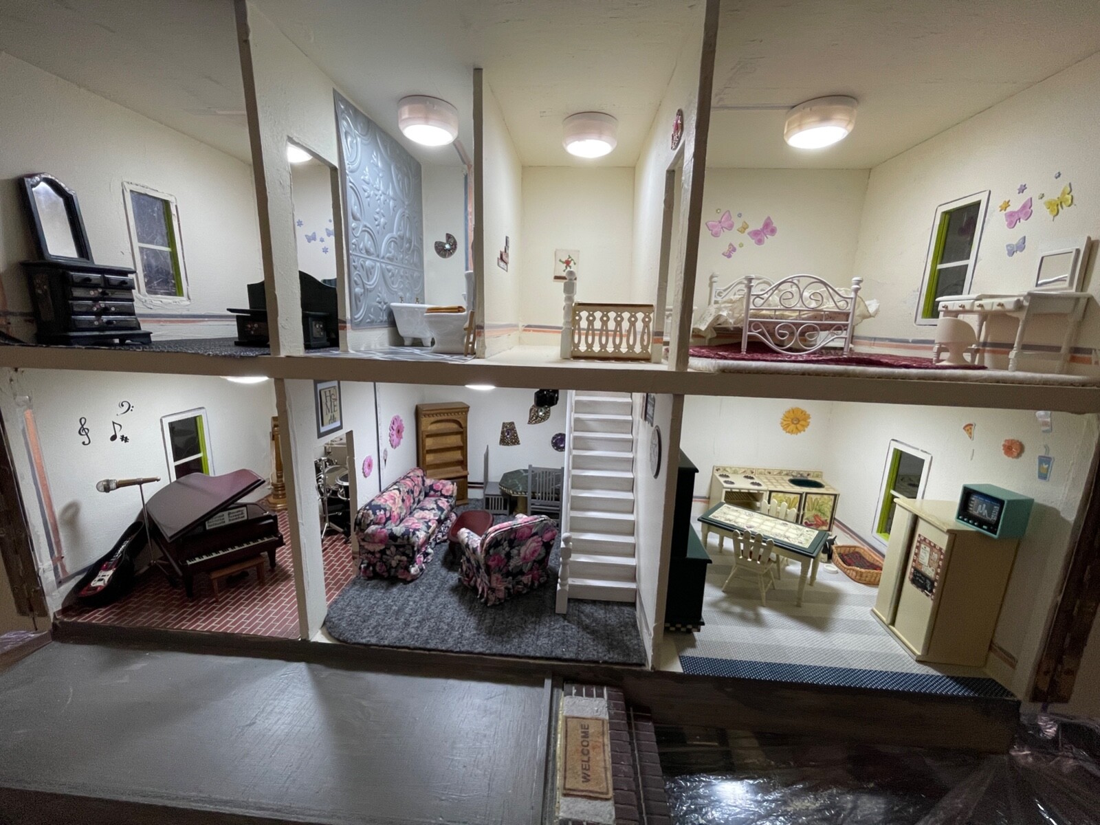 Front Opening Country Victorian Dollhouse | eBay