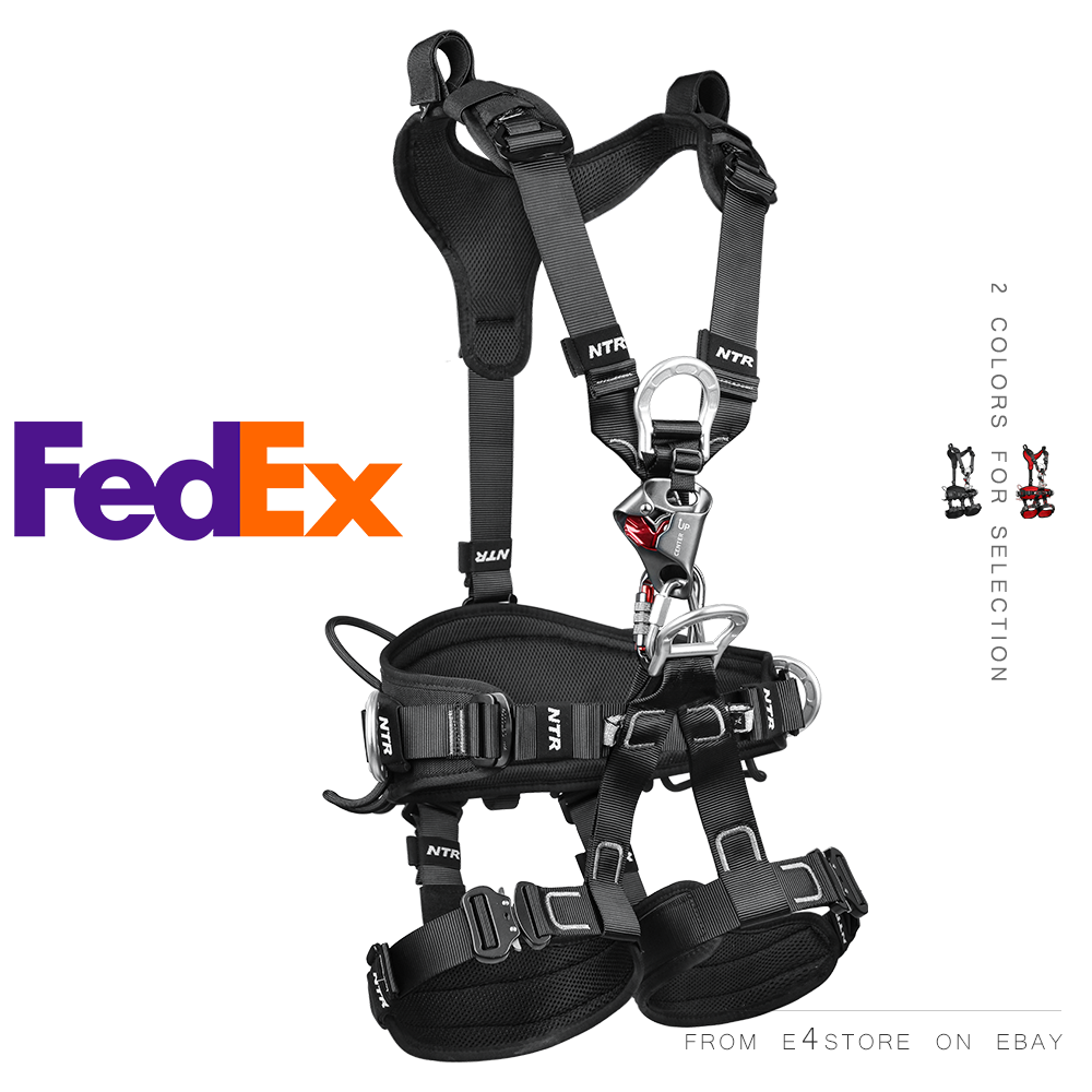 Rope Rescue Access Harness Rigging Equipment Croll Chest Ascender Fall ...