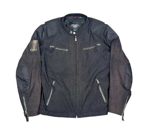 Harley-Davidson Mens Raven Textile Functional Motorcycle Riding Jacket ...