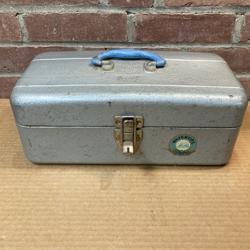 Vintage Fishing Tackle Box , Union Steel Chest, 60’s, With Contents ...