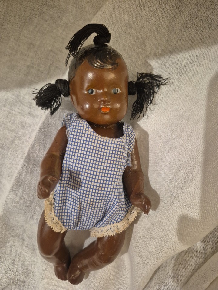 Vintage 1930's Unmarked Black PATSY Babykin Composition Doll ...