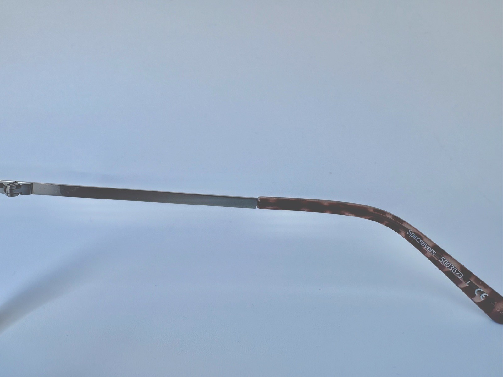 Specsavers Elmer Range Square Metal Rimmed Unisex Glasses 30828797 51 ...