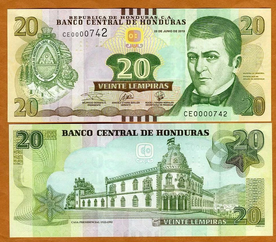 Honduran 20 Lempira